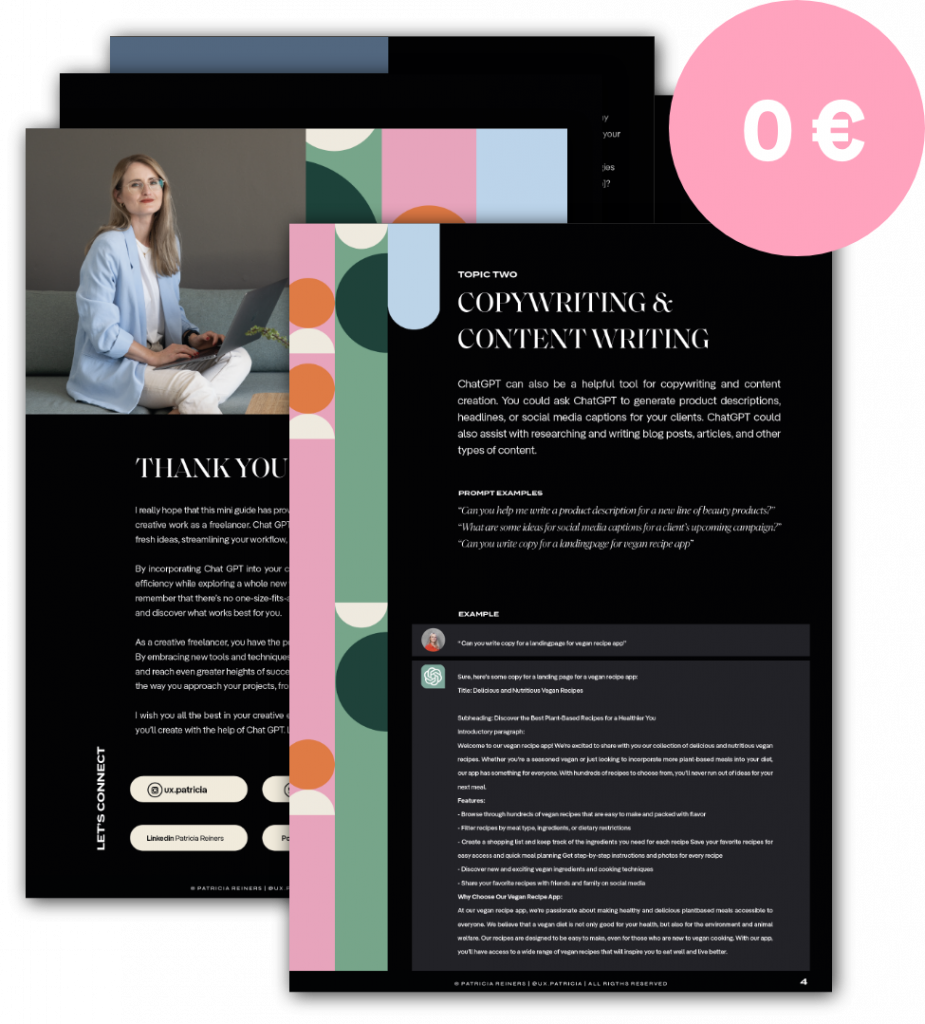 Freebie – chatgpt guide – Patricia Reiners